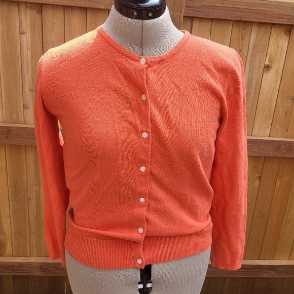 Joe Fresh | Sweaters | Joe Fresh Womens Orange Cardigan Small | Poshmark